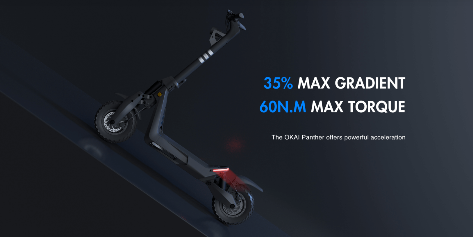 Panther ES800 Off-Road eScooter – OKAI